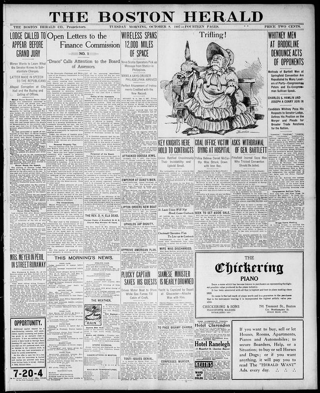 The Boston Herald. October 08, 1907 - Digital Commonwealth
