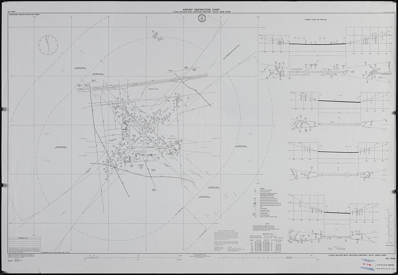Airport obstruction chart, OC 948, Long Island Mac Arthur Airport ...