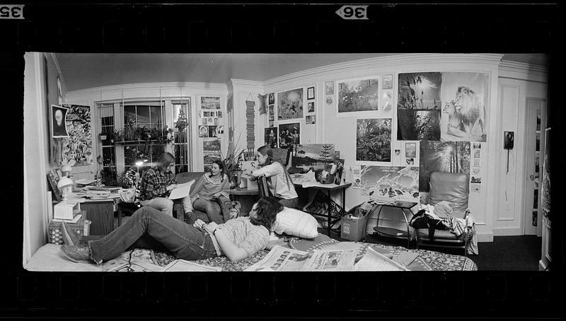 Co-ed living at Boston University's Myles Standish dorm, Bay State Road ...