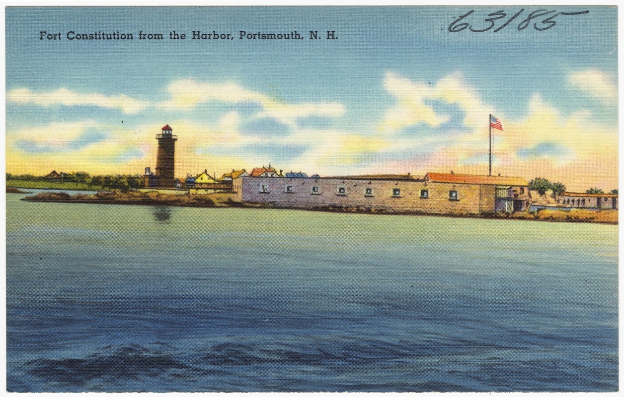 Fort Constitution from the Harbor, Portsmouth, N.H. - Digital Commonwealth