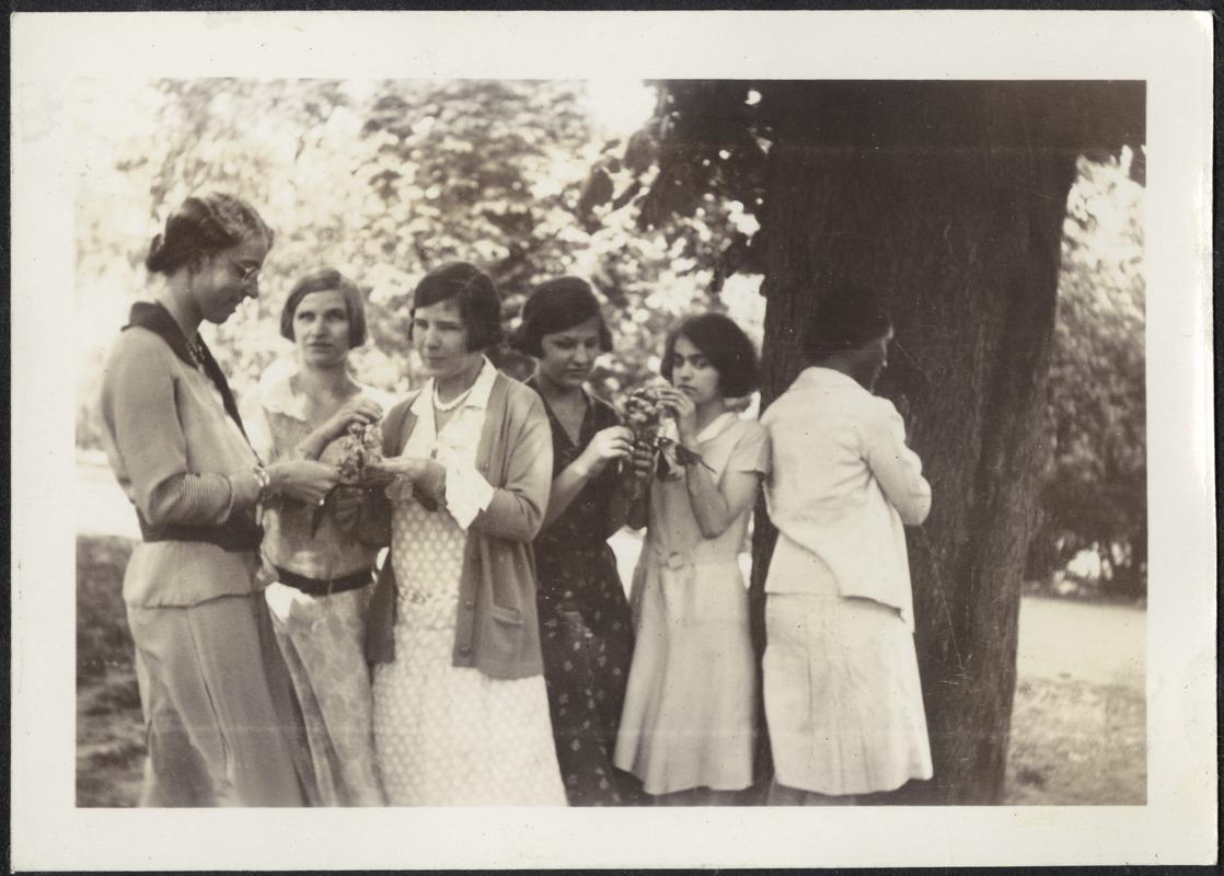 Miss Read and Nature Class, Perkins Institution - Digital Commonwealth