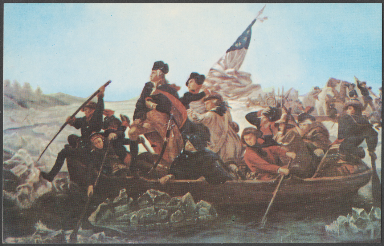 Washington crossing the Delaware River - Digital Commonwealth
