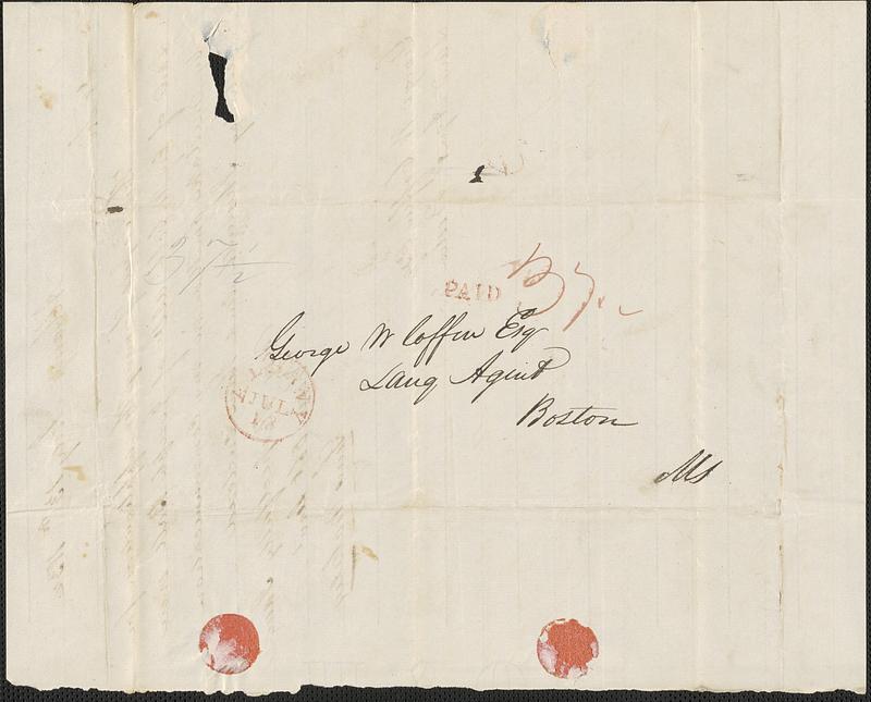 Lewis Wakeley to George Coffin, 13 July 1832 - Digital Commonwealth