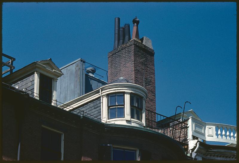 Beacon Street chimney, Boston - Digital Commonwealth