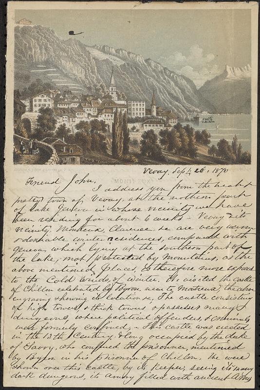 Letter from Thomas F. Cordis to John D. Long, September 20, 1870 ...