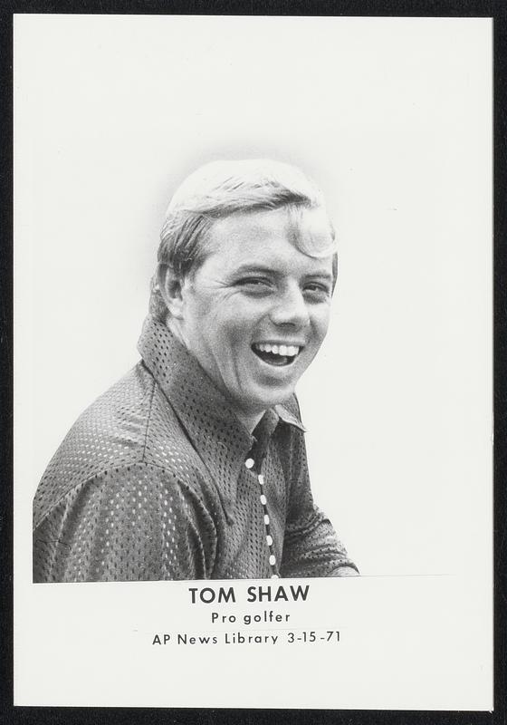 Tom Shaw Pro golfer - Digital Commonwealth