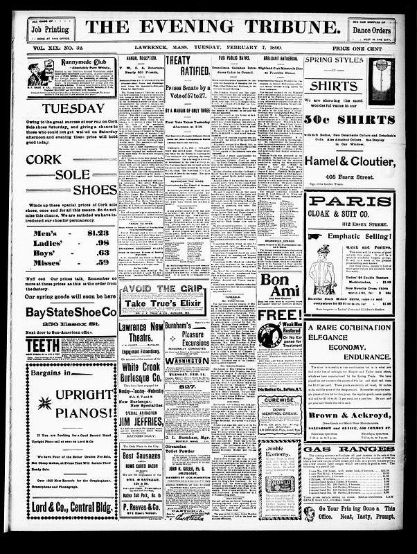 The Evening Tribune. February 07, 1899 - Digital Commonwealth