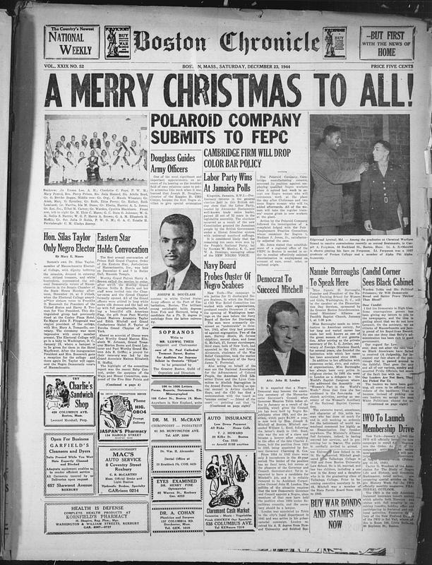 Boston Chronicle. December 23, 1944 - Digital Commonwealth