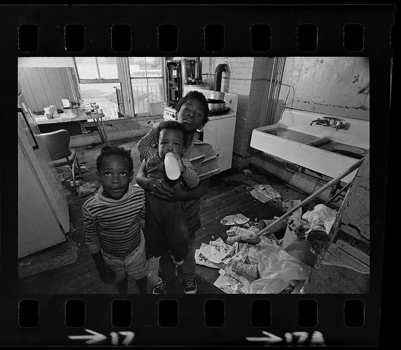 Overcrowded, black-owned, inner-city slum tenement - Digital Commonwealth