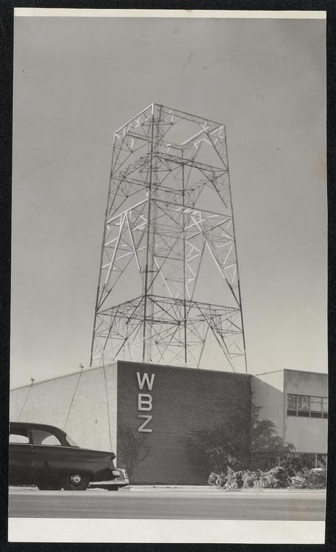 WBZ building with antenna on top - Digital Commonwealth