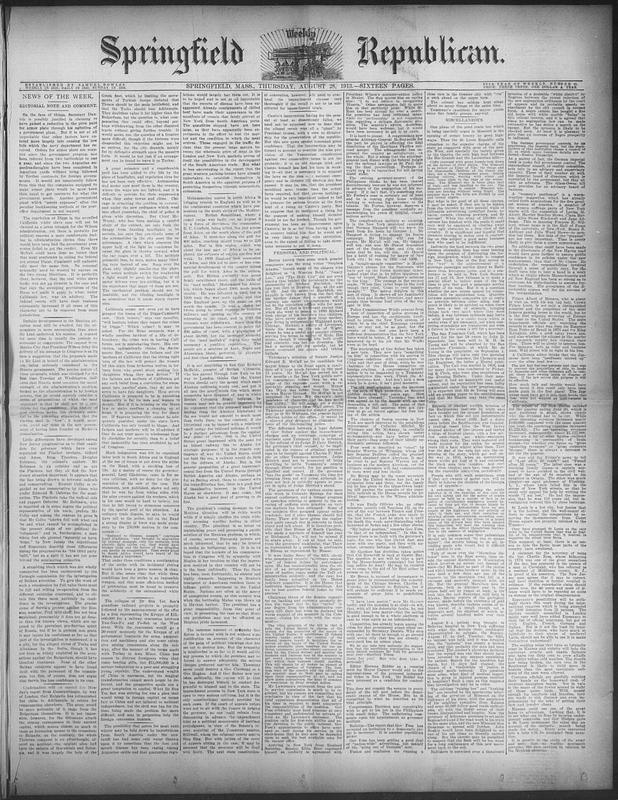 Springfield Weekly Republican - Digital Commonwealth