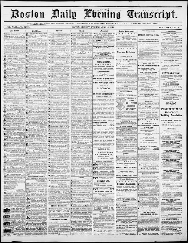 Boston Daily Evening Transcript - Digital Commonwealth