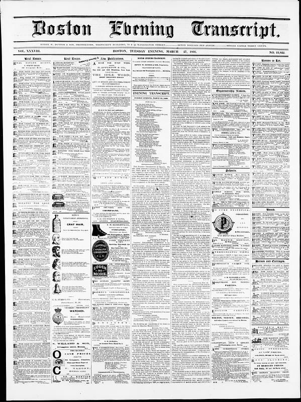 Boston Evening Transcript - Digital Commonwealth
