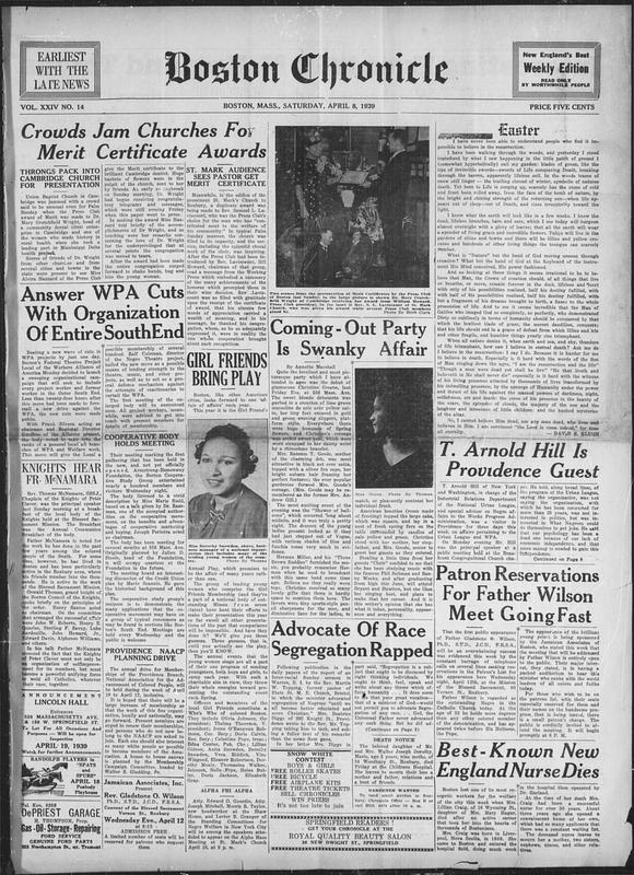 Boston Chronicle. April 08, 1939 - Digital Commonwealth