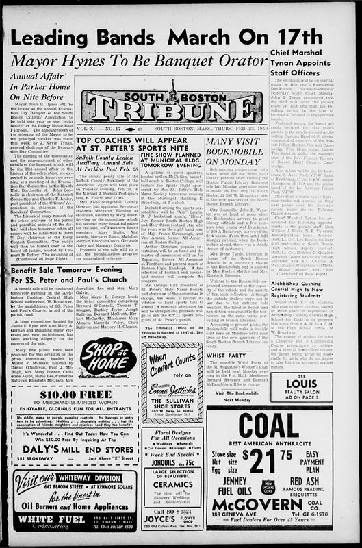 South Boston Tribune. February 23, 1950 - Digital Commonwealth