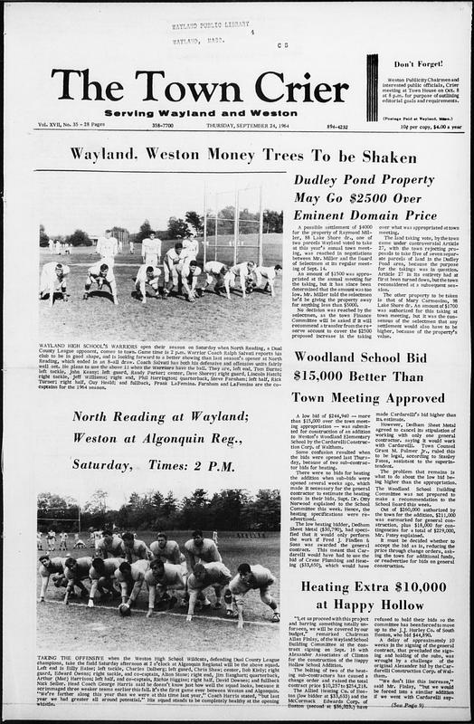 The Town Crier. September 24, 1964 - Digital Commonwealth