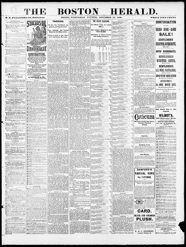 The Boston Herald. November 24, 1880 - Digital Commonwealth