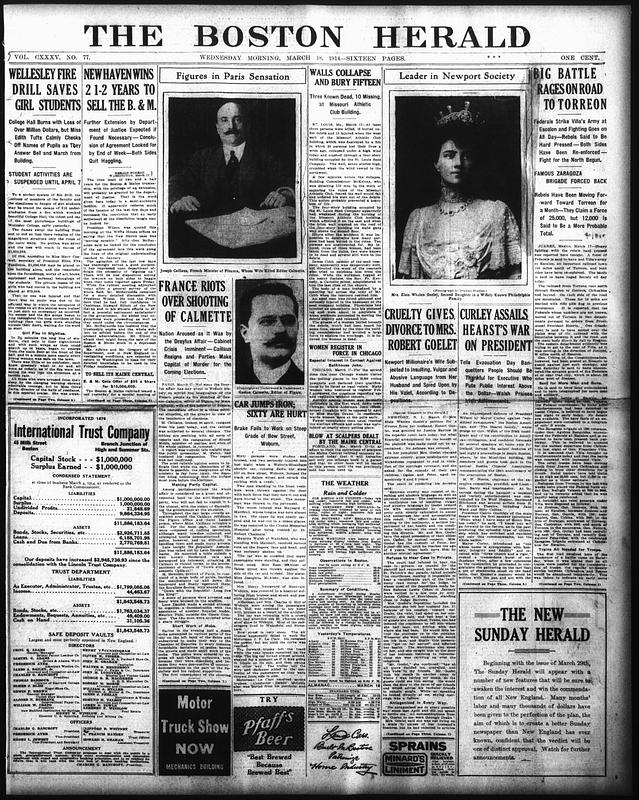 The Boston Herald. March 18, 1914 - Digital Commonwealth