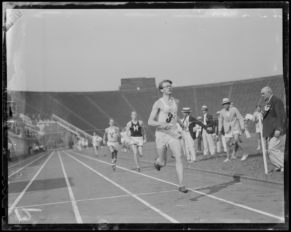 No. 3 wins track meet at Harvard Stadium - Digital Commonwealth