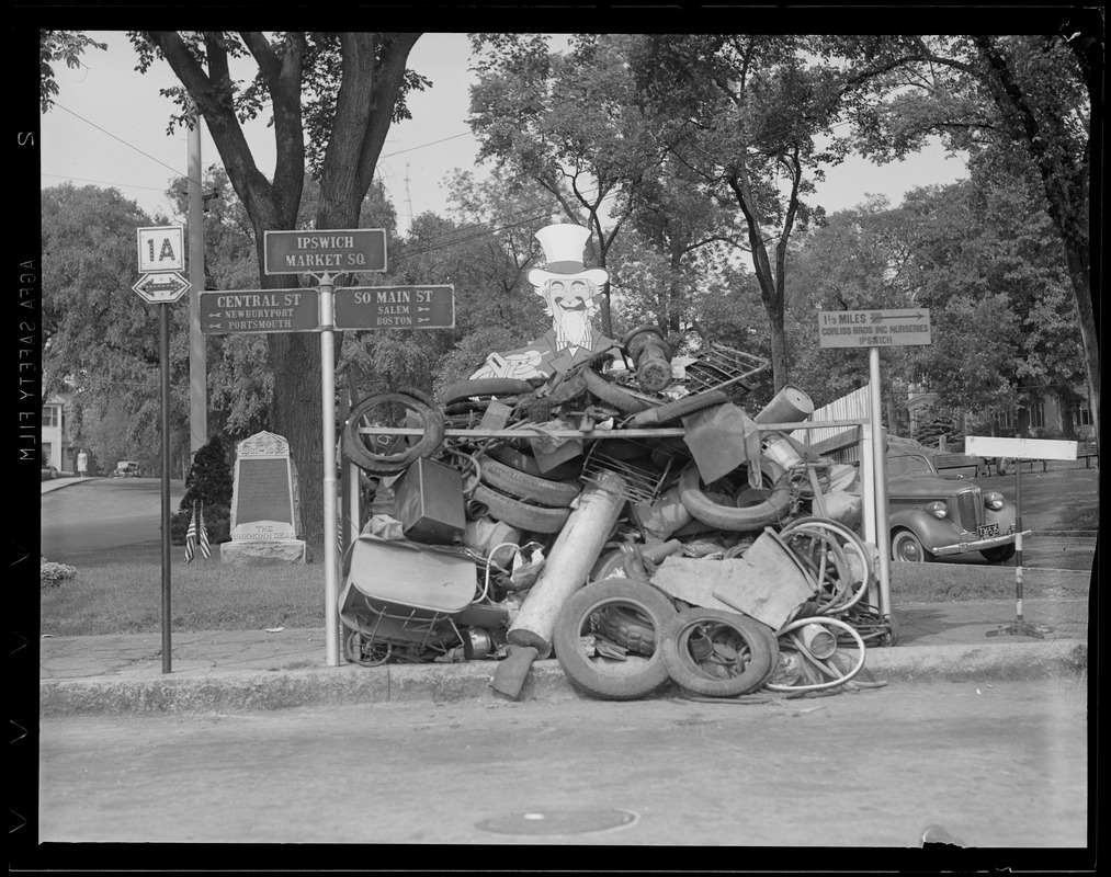 Uncle Sam collecting rubber, metal, etc.? Ipswich Market Sq. - Digital ...