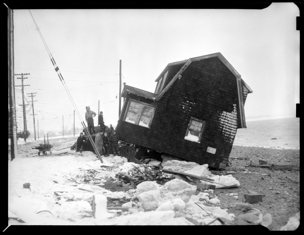 Wrecked house - Digital Commonwealth