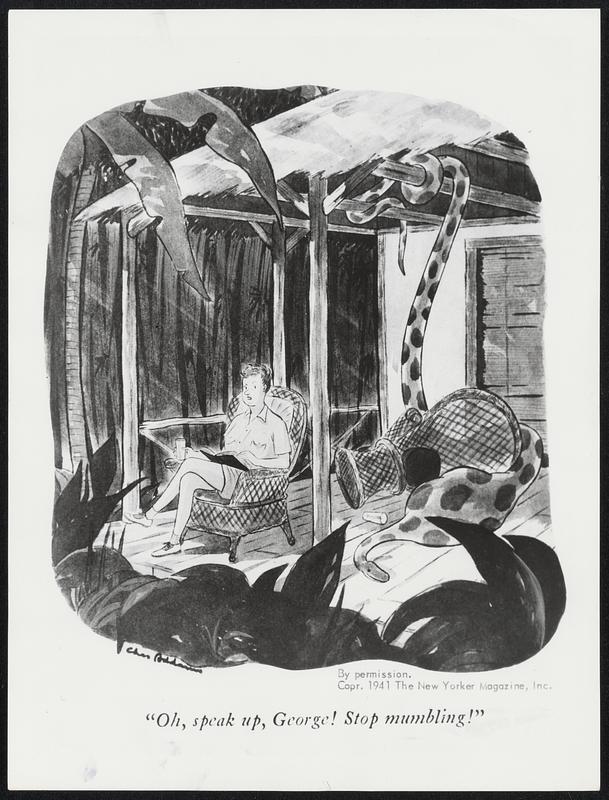 Editors: This cartoon by Charles. Samuel Addams has been made available ...