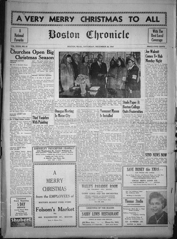 Boston Chronicle. December 20, 1947 - Digital Commonwealth