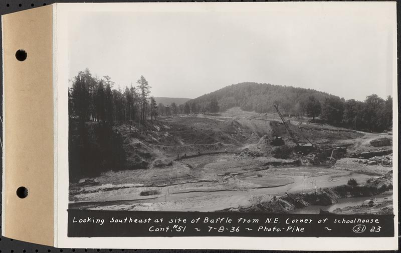 Contract No. 51, East Branch Baffle, Site of Quabbin Reservoir ...
