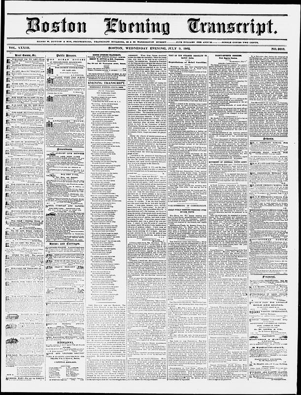 Boston Evening Transcript - Digital Commonwealth