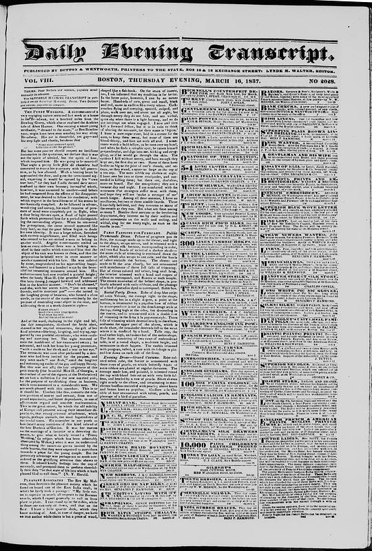 Daily Evening Transcript - Digital Commonwealth