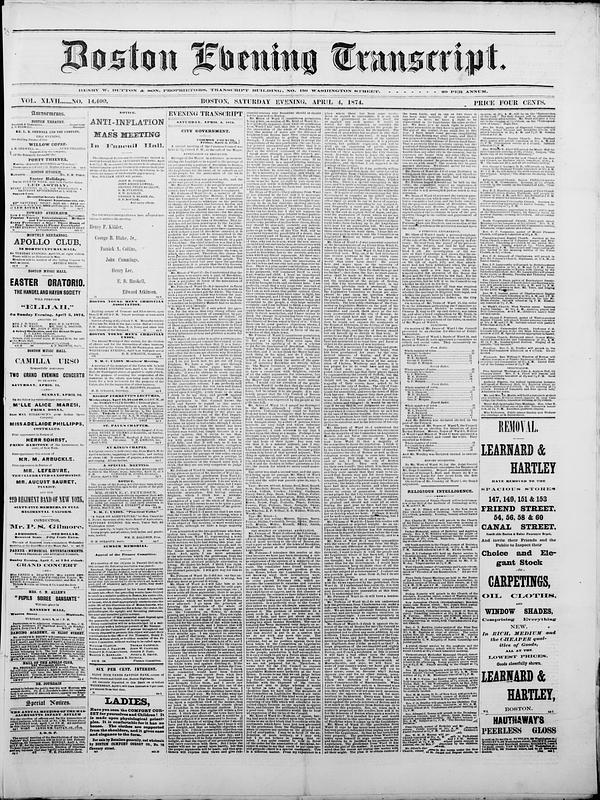 Boston Evening Transcript - Digital Commonwealth