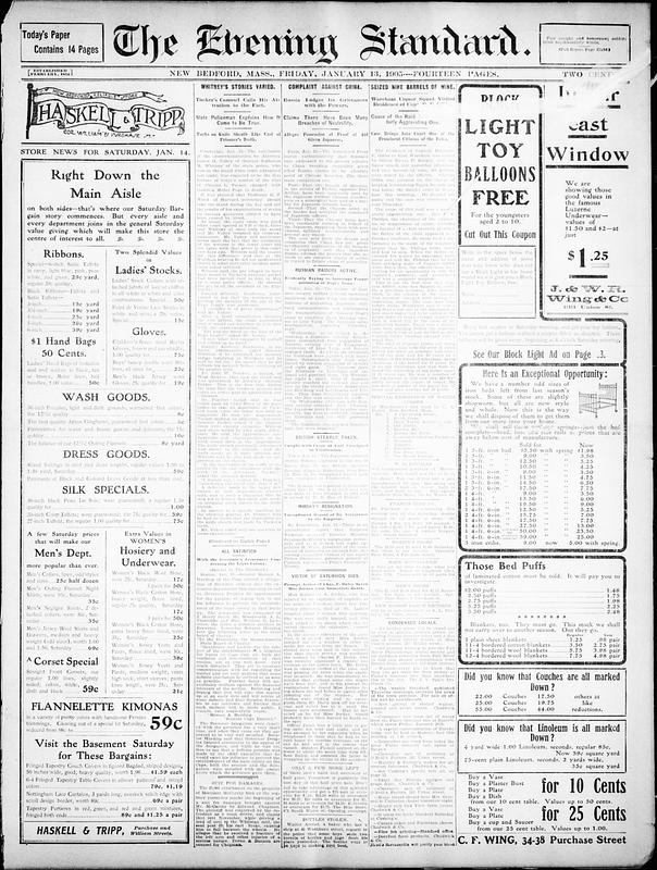 Evening Standard. January 13, 1905 - Digital Commonwealth