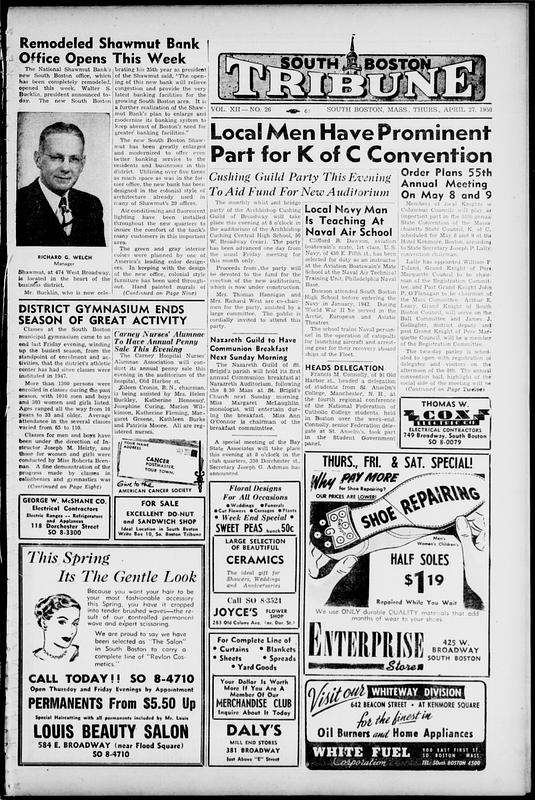South Boston Tribune. April 27, 1950 - Digital Commonwealth