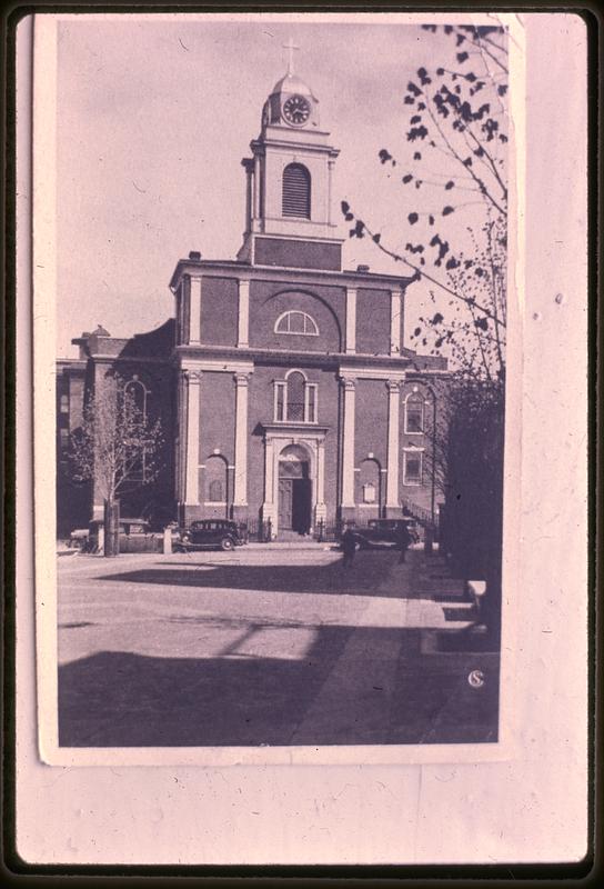 St. Stephen's Church, Hanover Street on Clark St., Boston North End ...