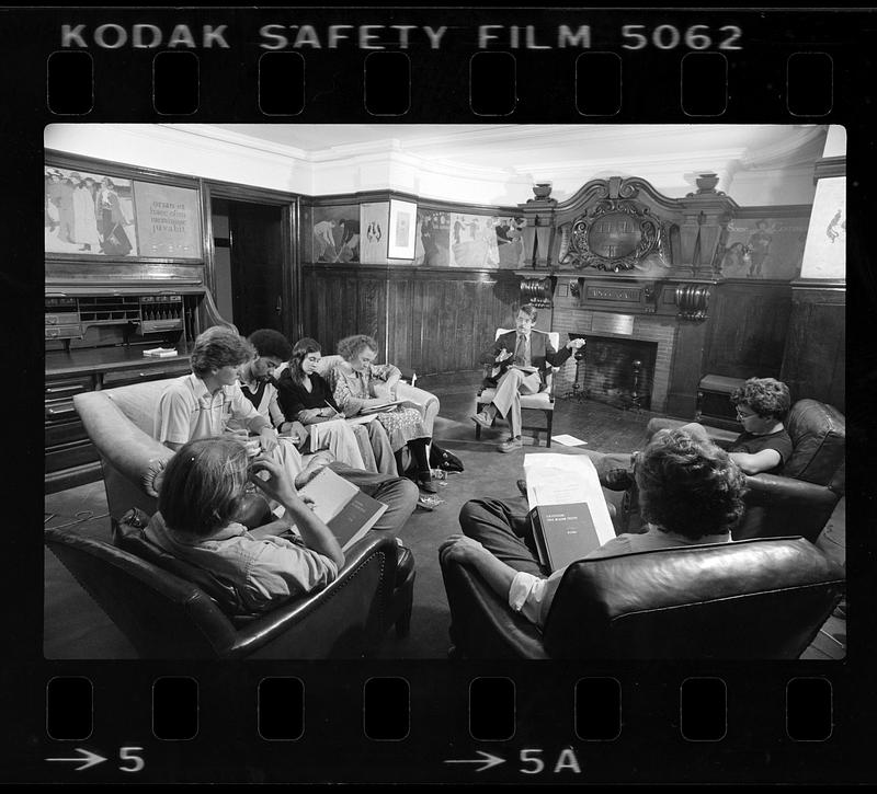 Harvard English class seminar, Cambridge - Digital Commonwealth