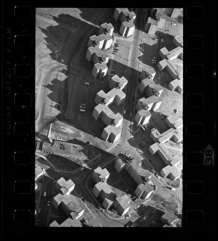 Columbia Point housing project aerial, Boston - Digital Commonwealth