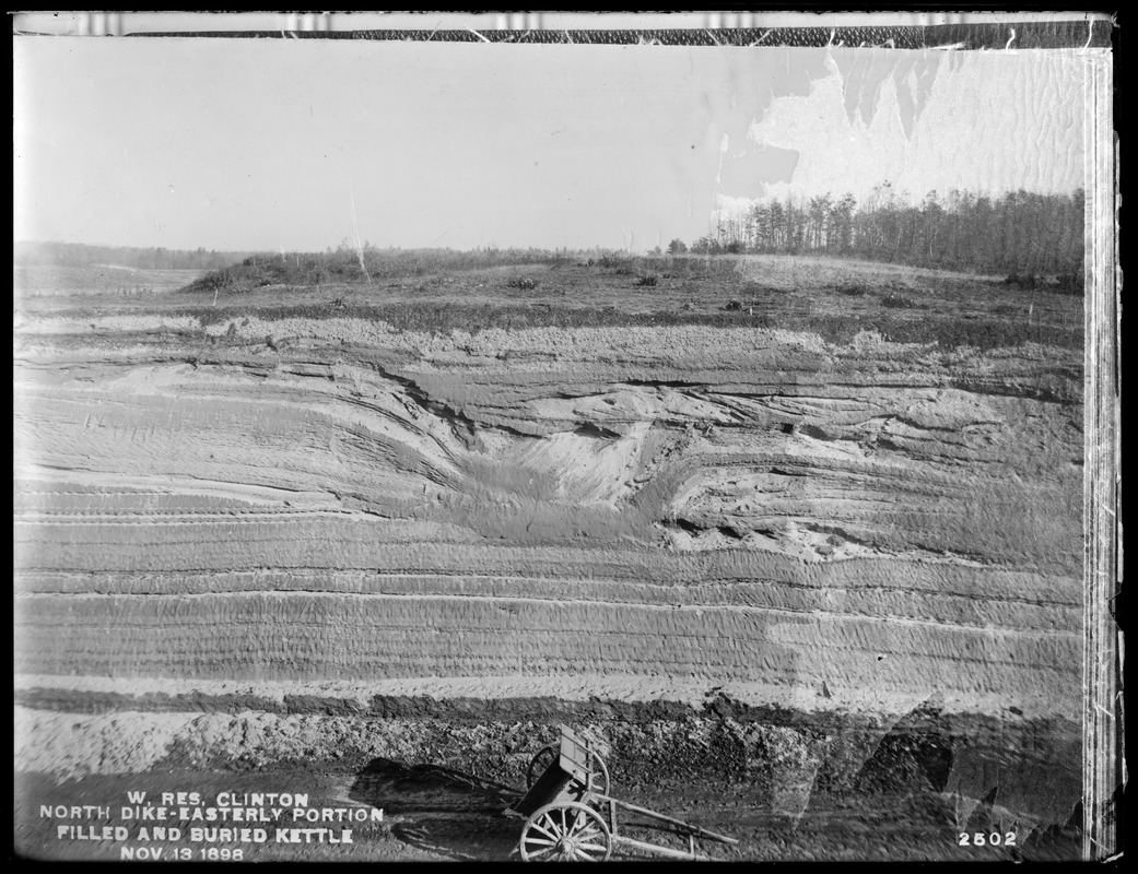 Wachusett Reservoir, North Dike, easterly portion, main cut-off trench ...