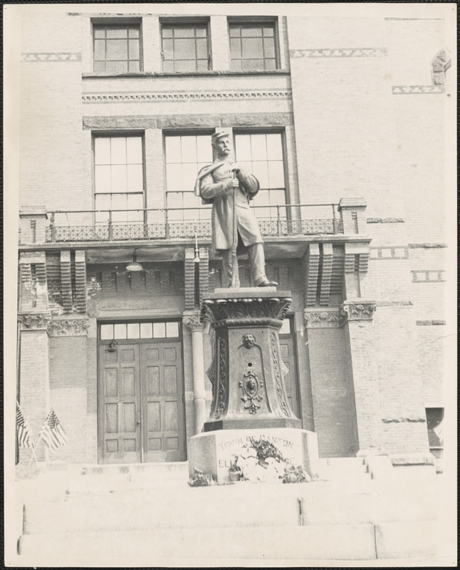Civil War Monument, Town Hall, Canton - Digital Commonwealth