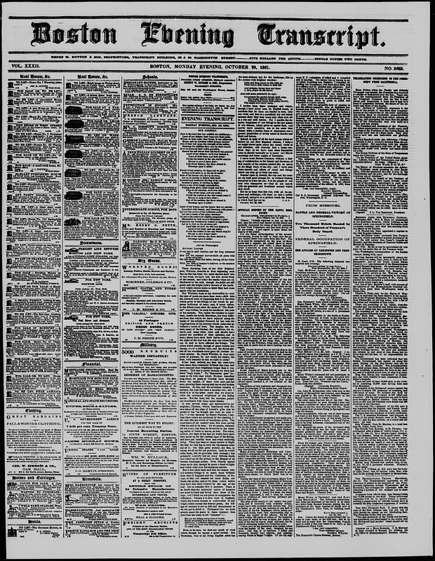 Boston Evening Transcript - Digital Commonwealth