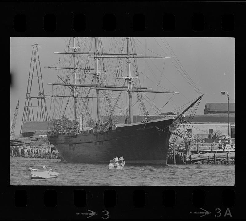 Clipper ship replica Flying Cloud - Digital Commonwealth