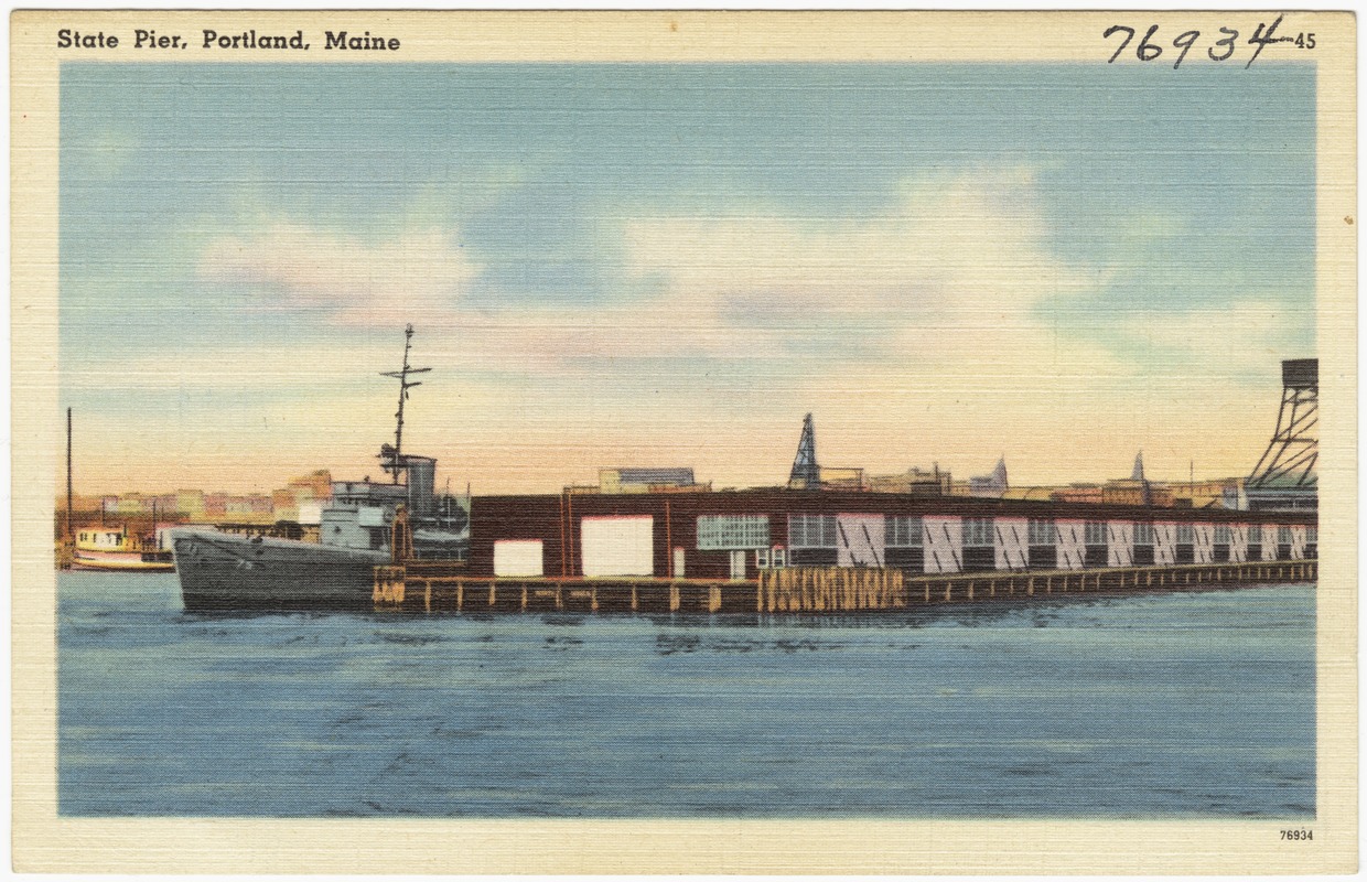 State Pier, Portland, Maine - Digital Commonwealth