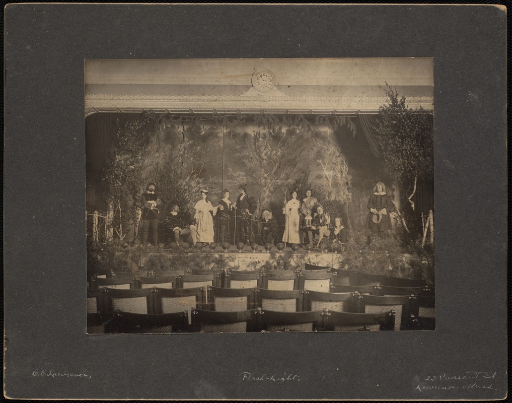 Lawrence High School class play - Digital Commonwealth