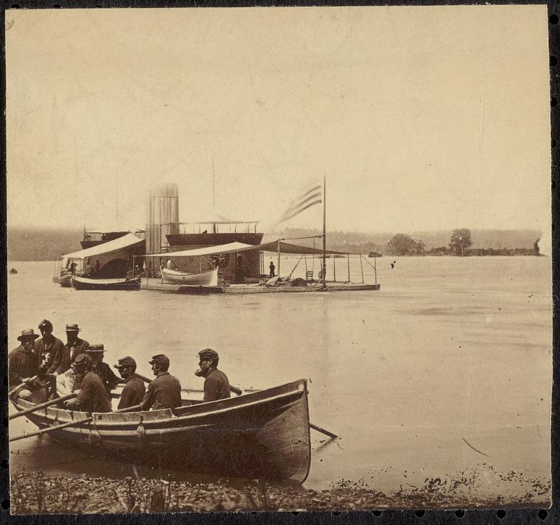 Double-turrett monitor "Onondaga," in the James River - Digital ...