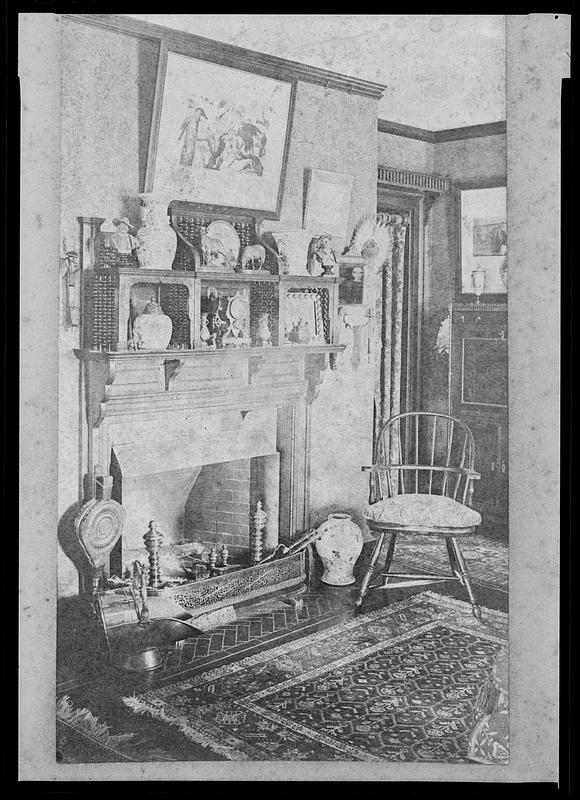Interior - parlor of Stillman house, South St. (South Natick) - Digital ...