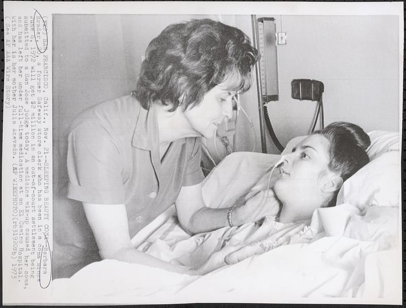 Sleeping beauty coma - Digital Commonwealth