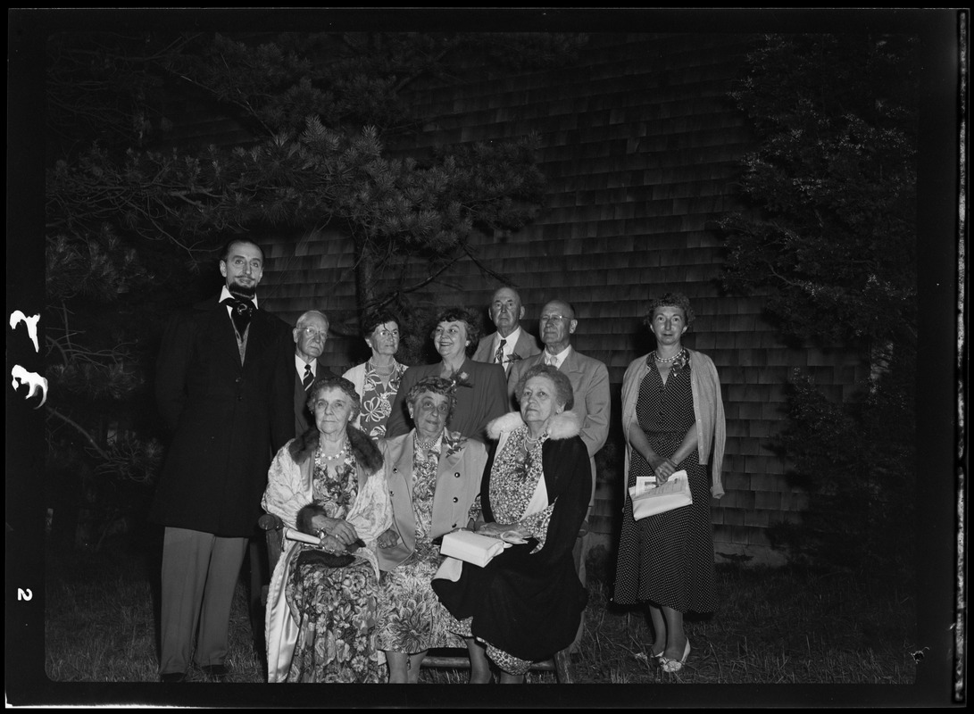 Cape Playhouse Subscribers, Basil Rathbone, Mr. and Mrs. Charles W ...