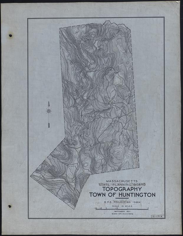 Topography Town of Huntington - Digital Commonwealth