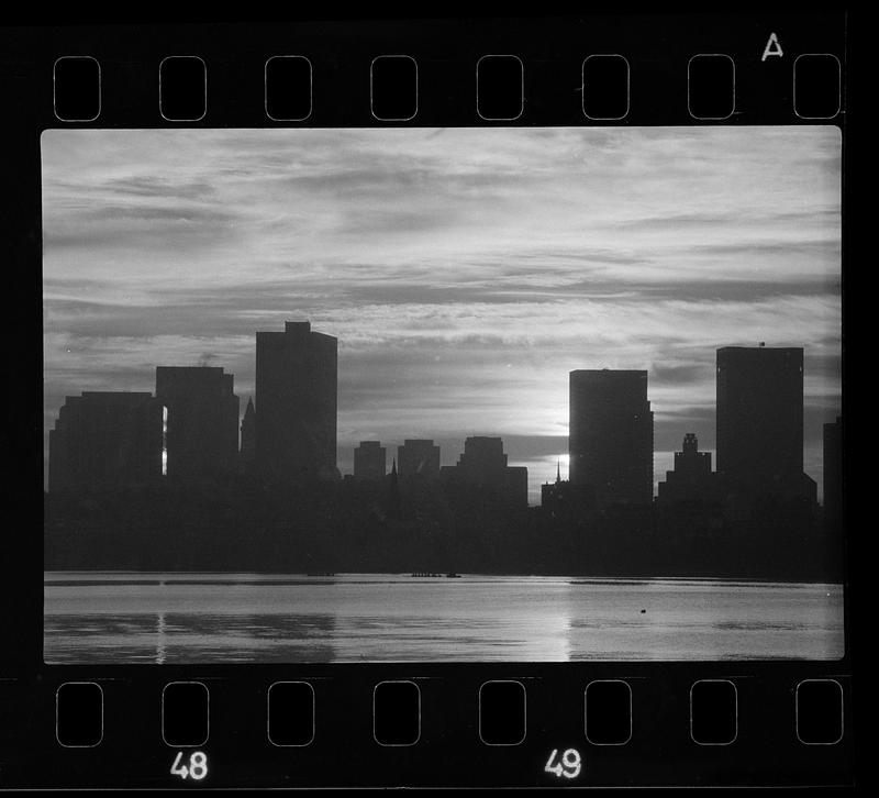 Downtown skyline and Charles River Basin, downtown Boston - Digital ...