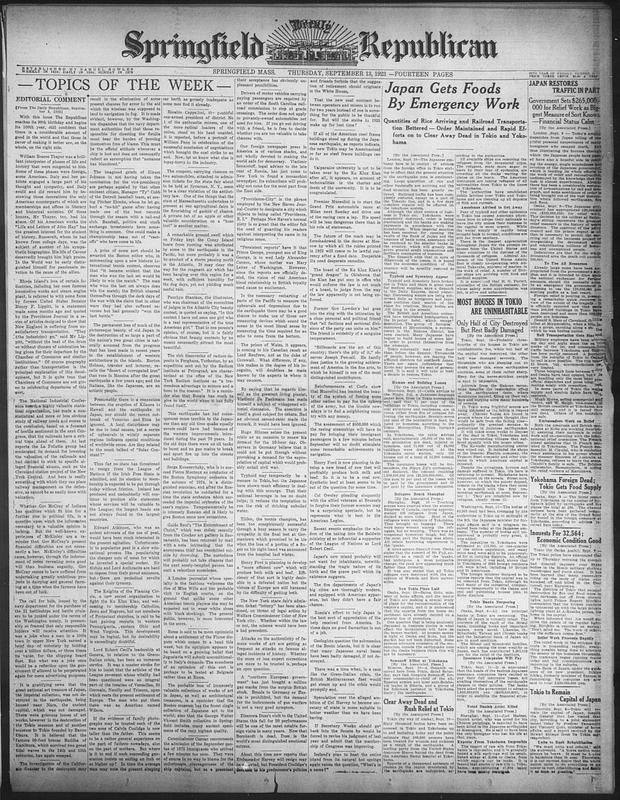 Springfield Weekly Republican - Digital Commonwealth