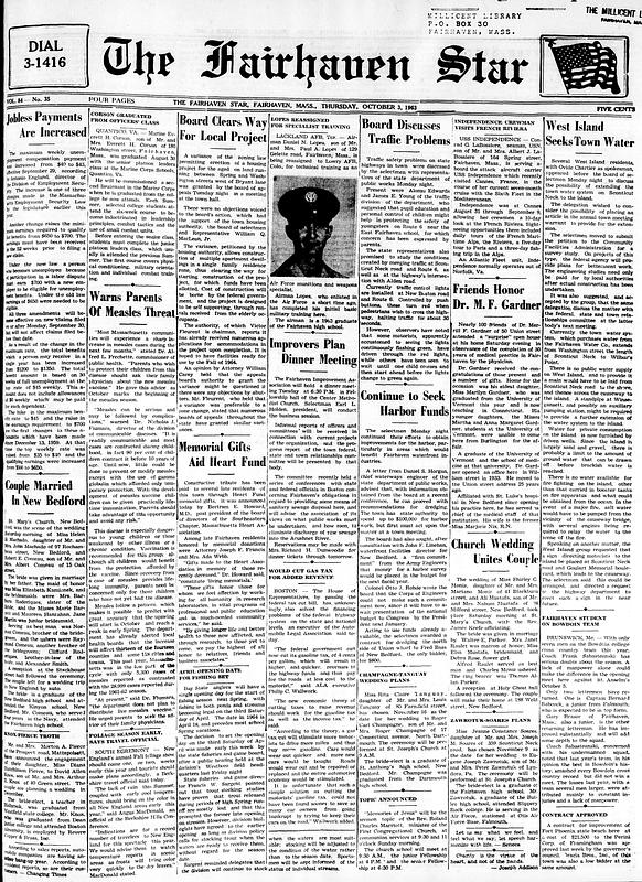 The Fairhaven Star. October 03, 1963 - Digital Commonwealth